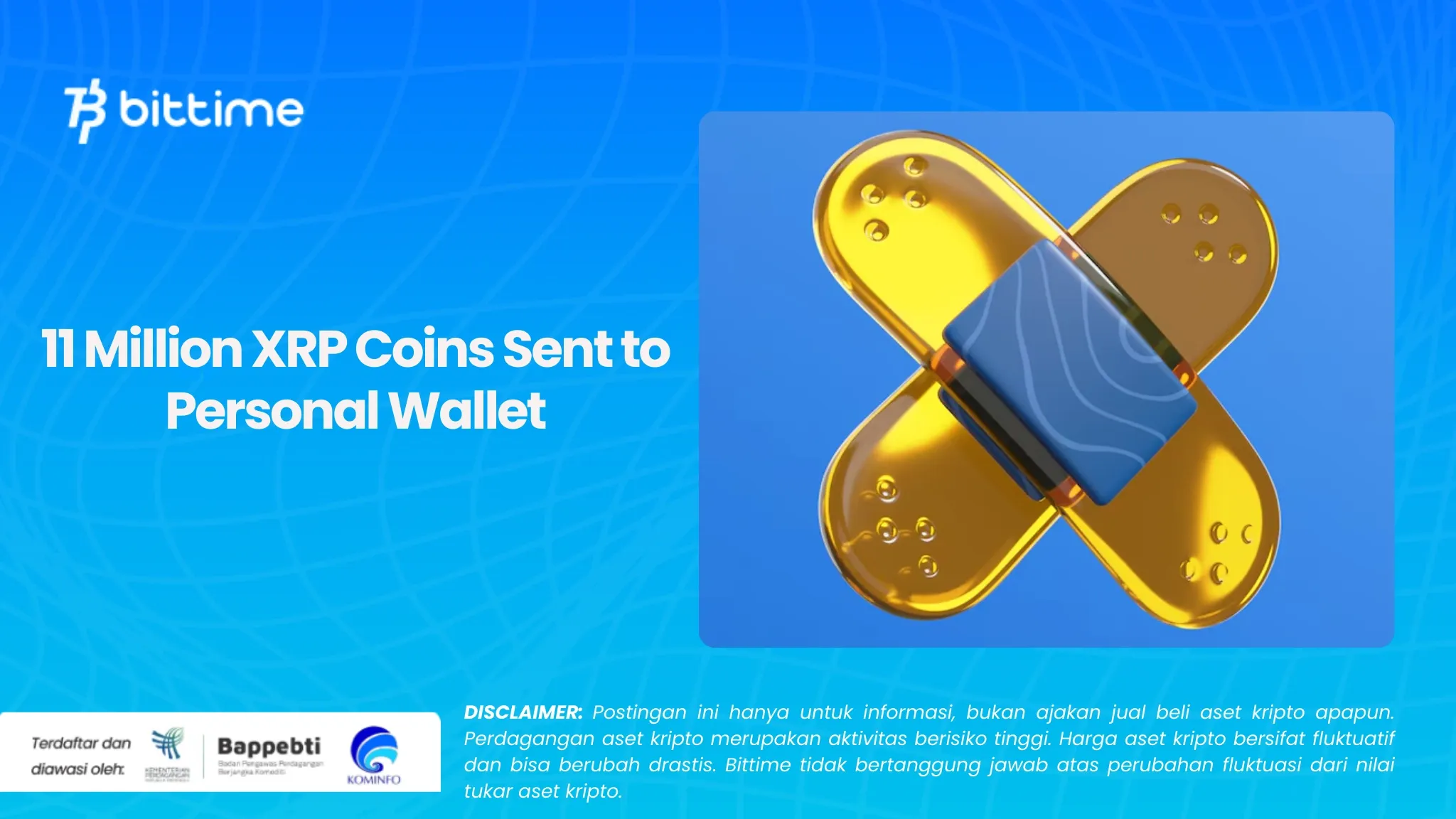 11 Million XRP Coins Sent to Personal Wallet