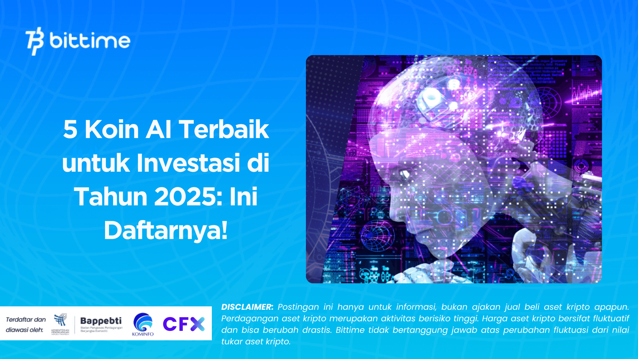 5 Crypto AI Terbaik untuk Investasi di 2025