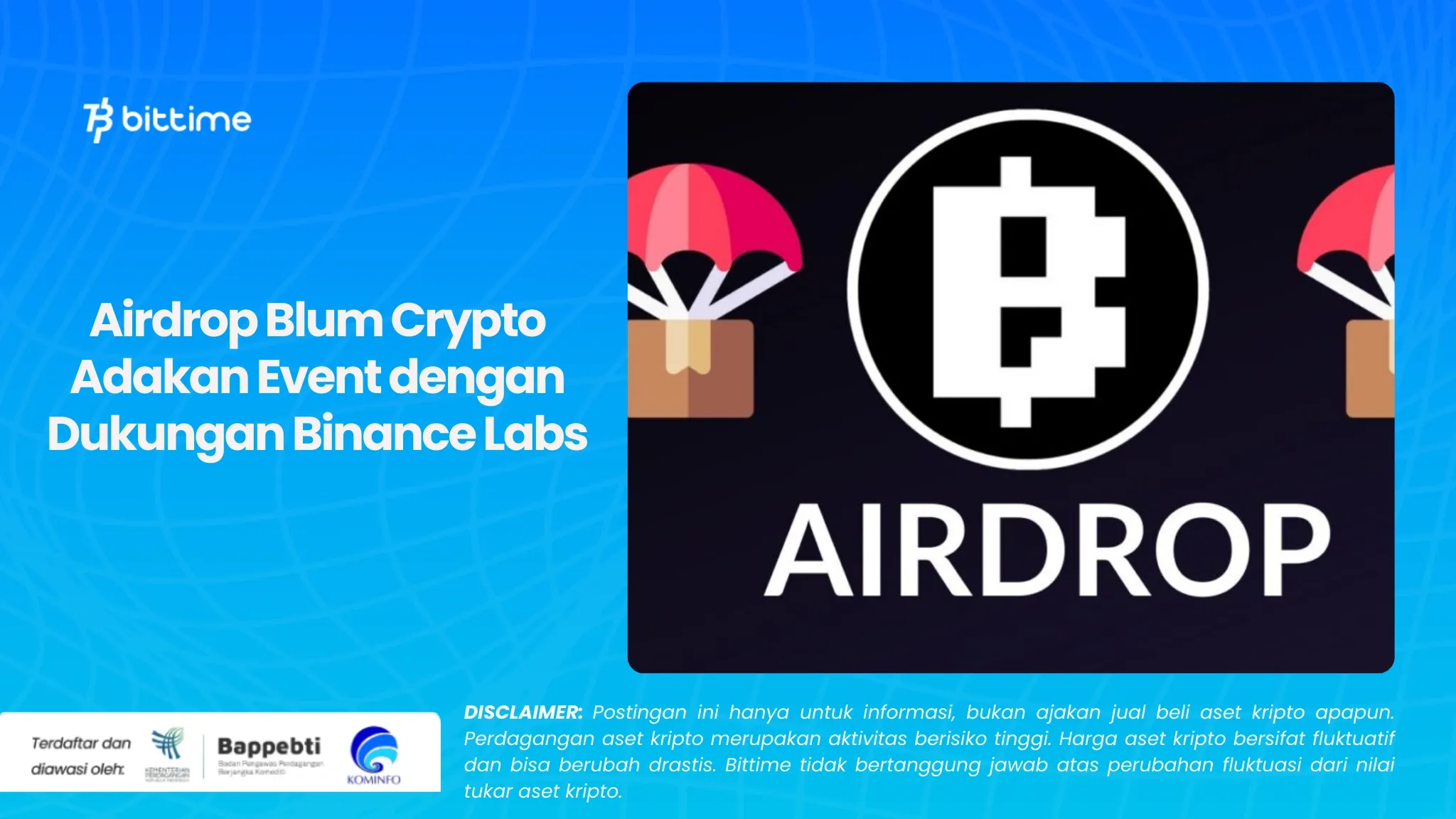 Airdrop Blum Crypto Adakan Event dengan Dukungan Binance Labs