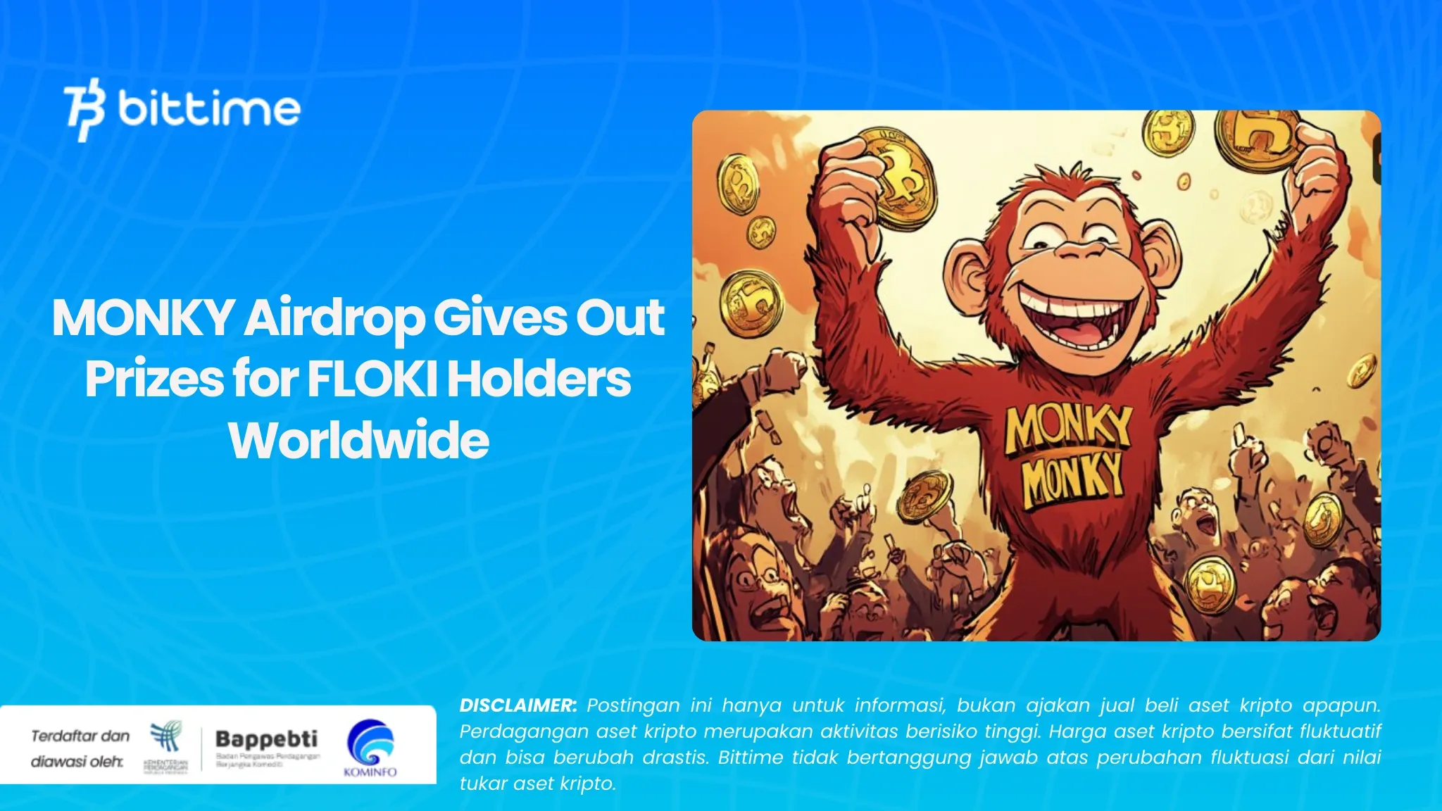 MONKY Airdrop Gives Out Prizes for FLOKI Holders Worldwide