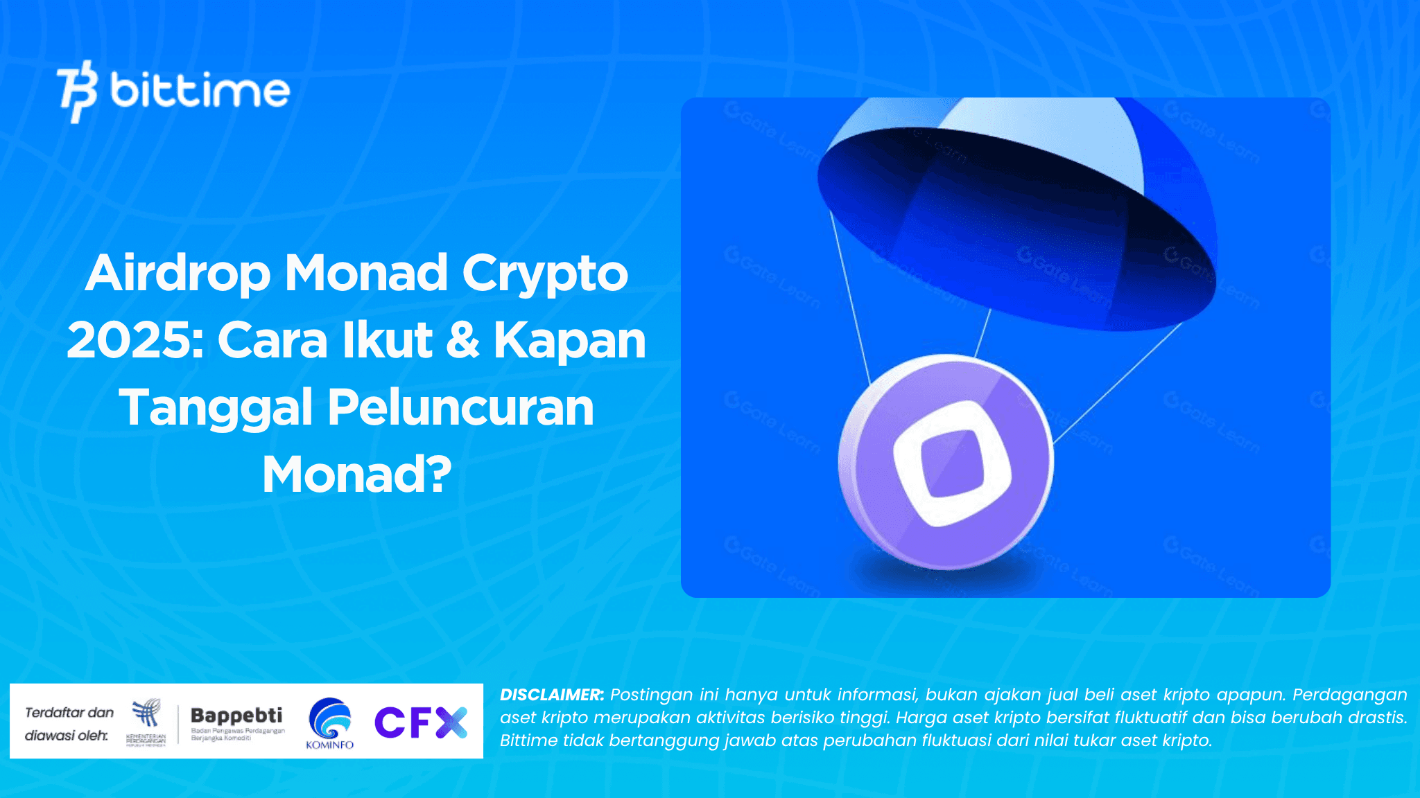 Tanggal Peluncuran Airdrop Monad Crypto 2025, Begini Cara Ikutnya