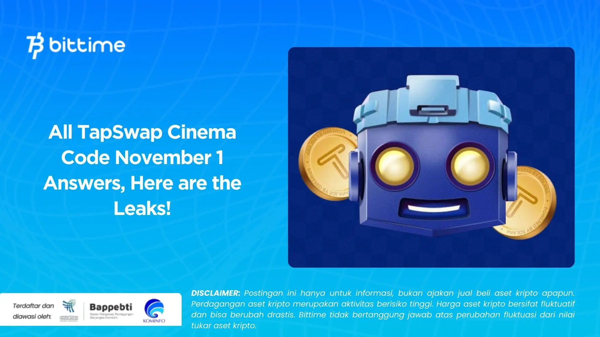 All TapSwap Cinema Code November 1 Answers, Here are the Leaks!