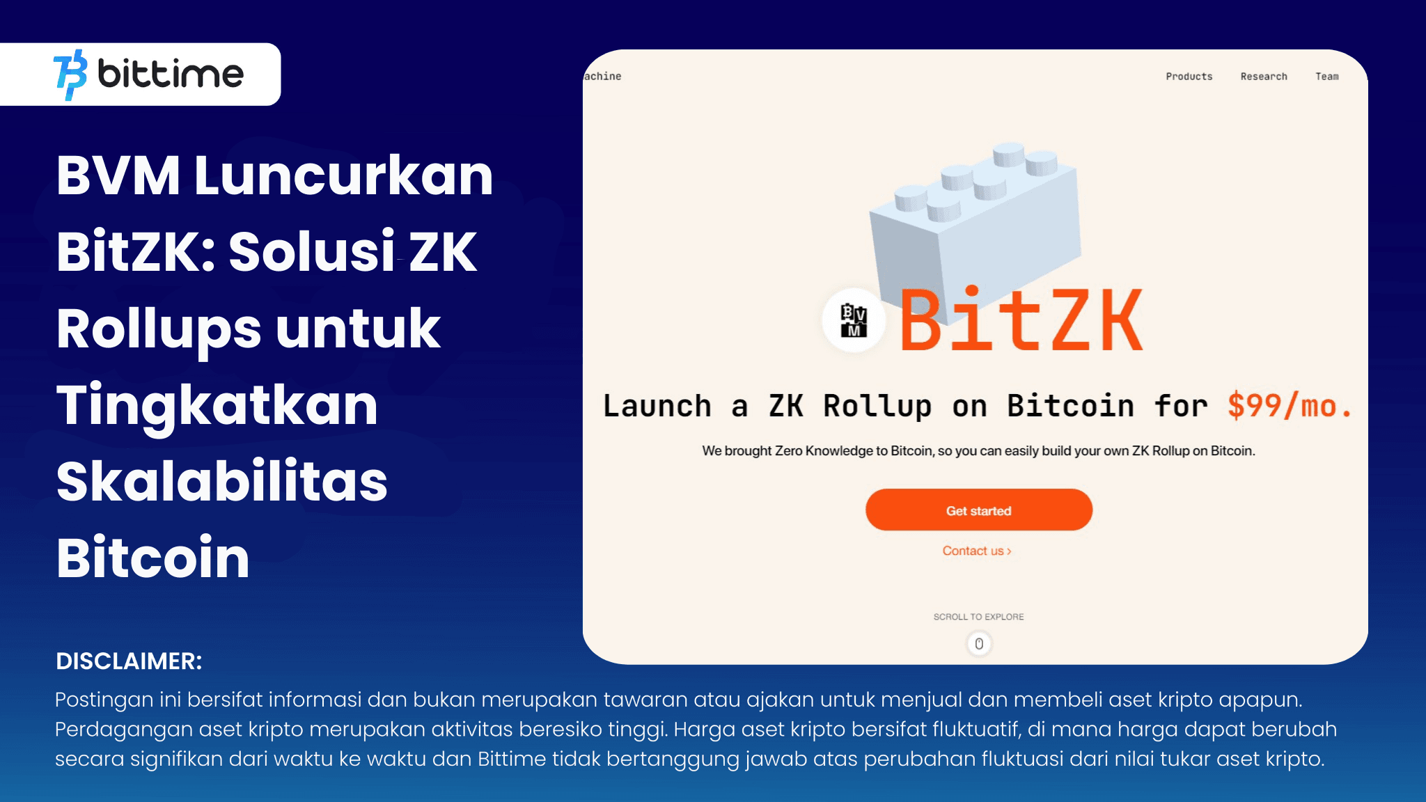 BVM Luncurkan BitZK: Solusi ZK Rollups untuk Tingkatkan Skalabilitas Bitcoin
