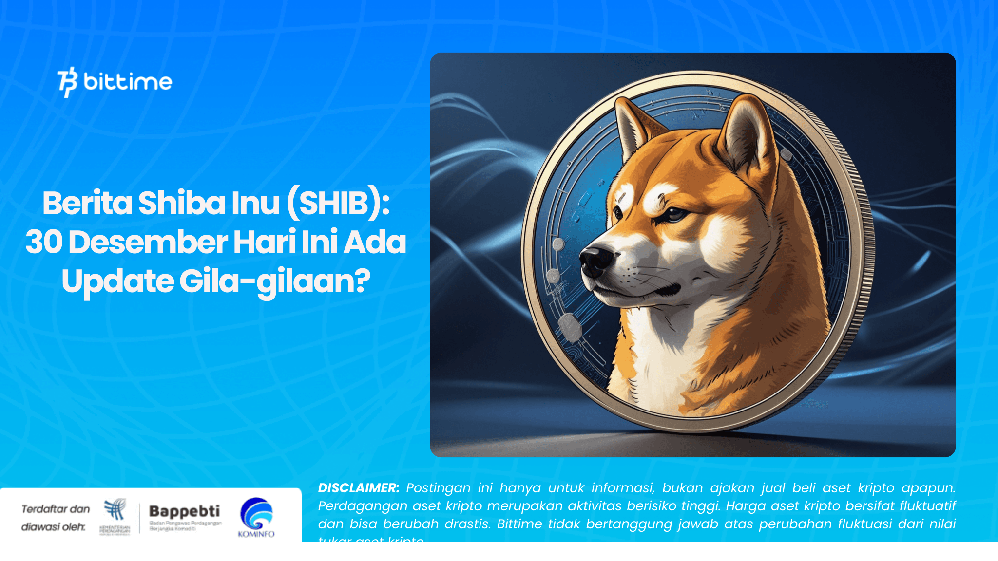 Berita Shiba Inu (SHIB): 30 Desember Hari Ini Ada Update Gila-gilaan?