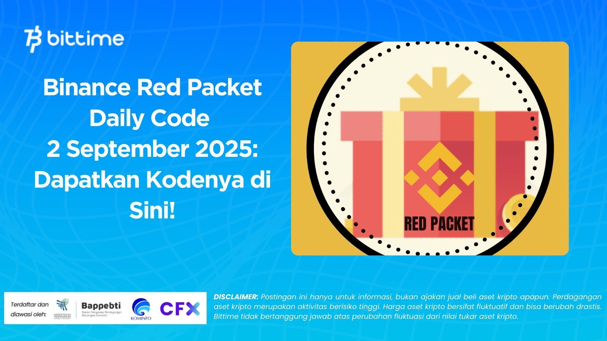 Binance Red Packet Daily Code September 2, 2025