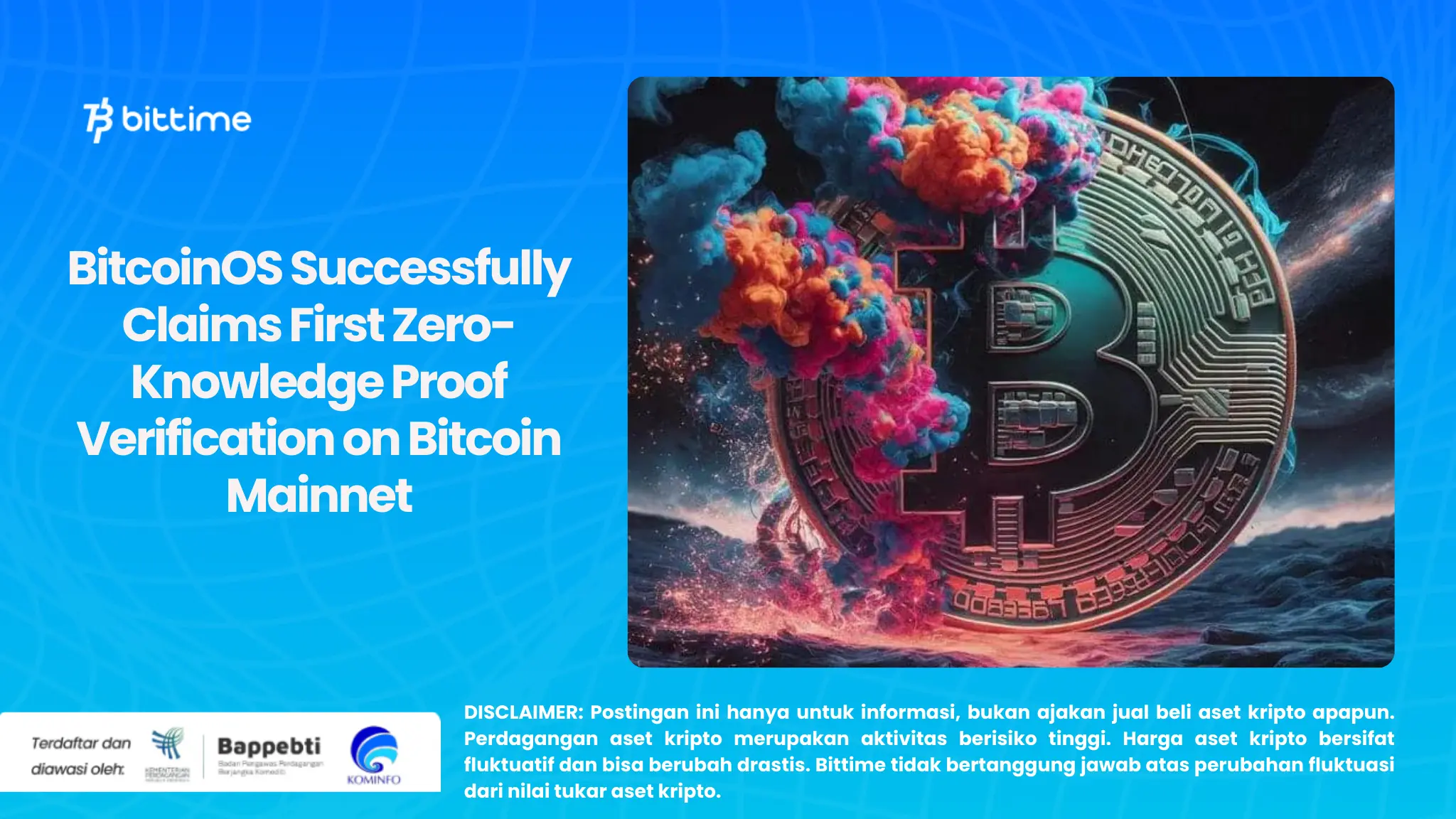 BitcoinOS Successfully Claims First Zero-Knowledge Proof Verification on Bitcoin Mainnet
