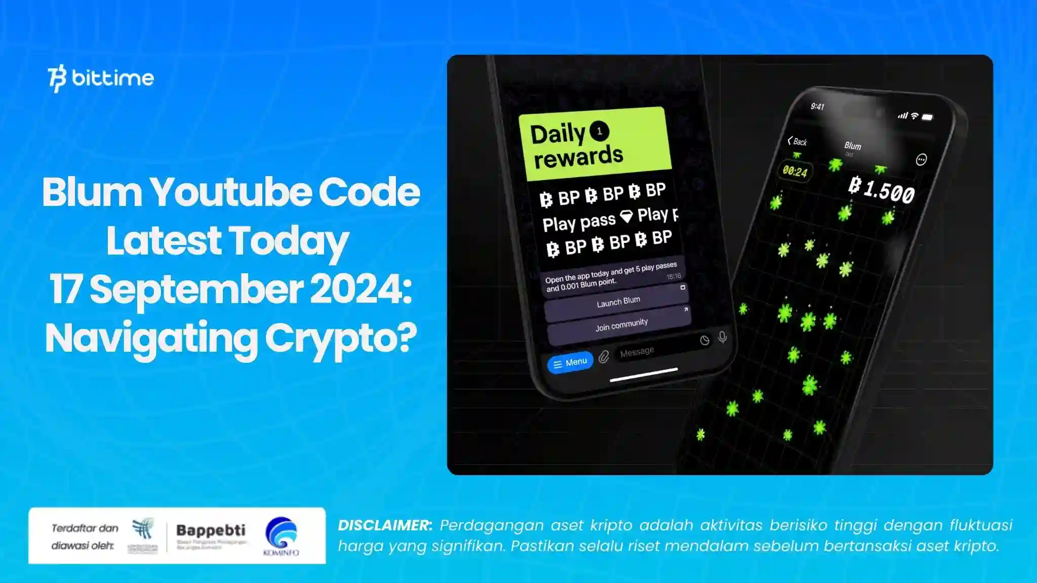 Blum Youtube Code Latest Today 17 September 2024: Navigating Crypto? Blum Youtube Code Latest Today 17 September 2024: Navigating Crypto?