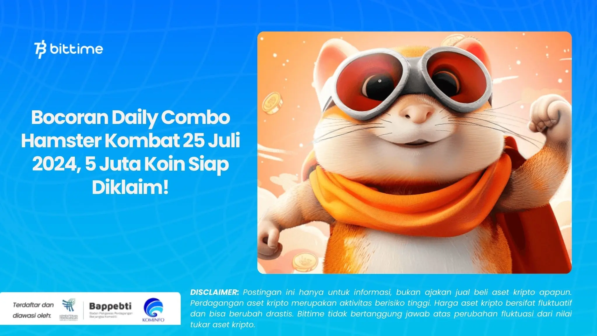 Bocoran Daily Combo Hamster Kombat 26 Juli 2024, 5 Juta Koin Siap Diklaim!