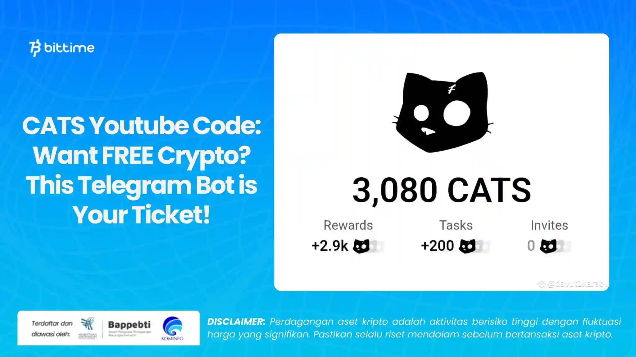 CATS Youtube Code: Want FREE Crypto? This Telegram Bot is Your Ticket!