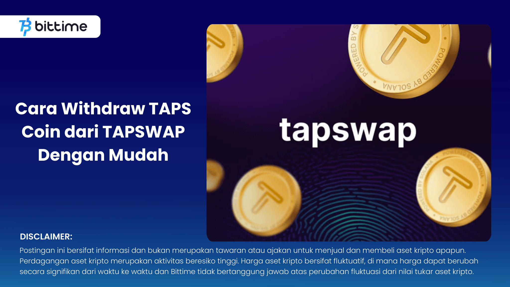Cara Withdraw TAPS Coin dari TAPSWAP