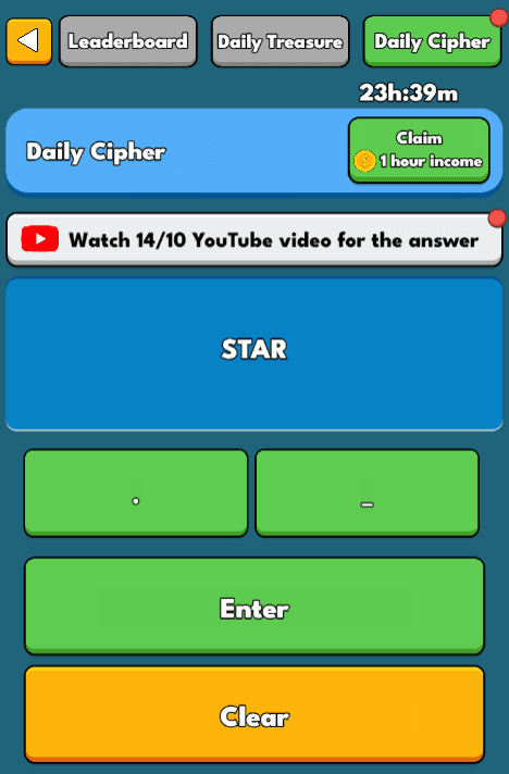 Cat Gold Miner Daily Cipher October 14: Peek at the Latest