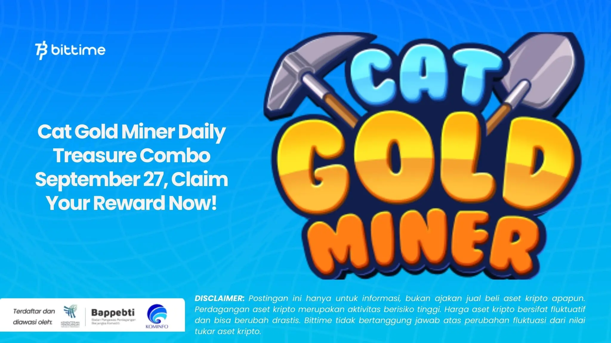 Cat Gold Miner Daily Treasure Combo September 27, Claim Your Reward Now!