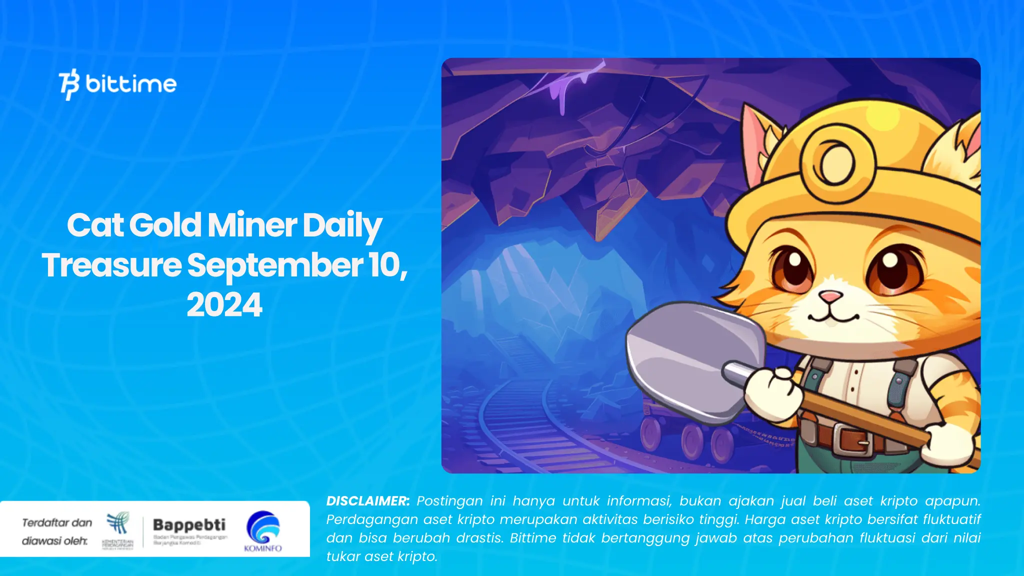 Cat Gold Miner Daily Treasure September 10, 2024