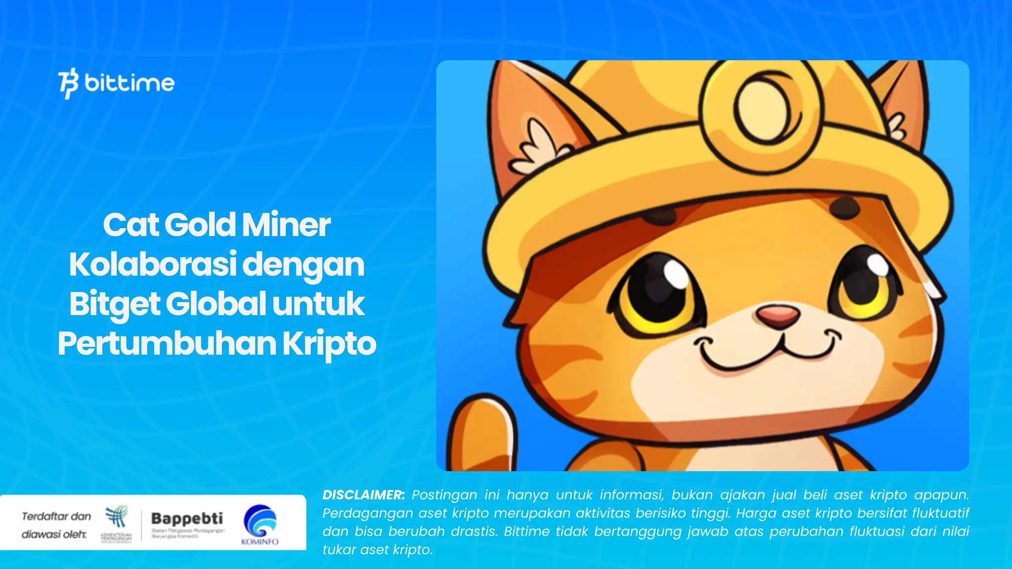 Cat Gold Miner Kolaborasi dengan Bitget Global untuk Pertumbuhan Kripto