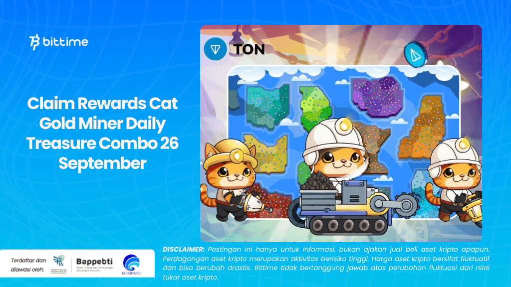 Claim Rewards Cat Gold Miner Daily Treasure Combo 26 September