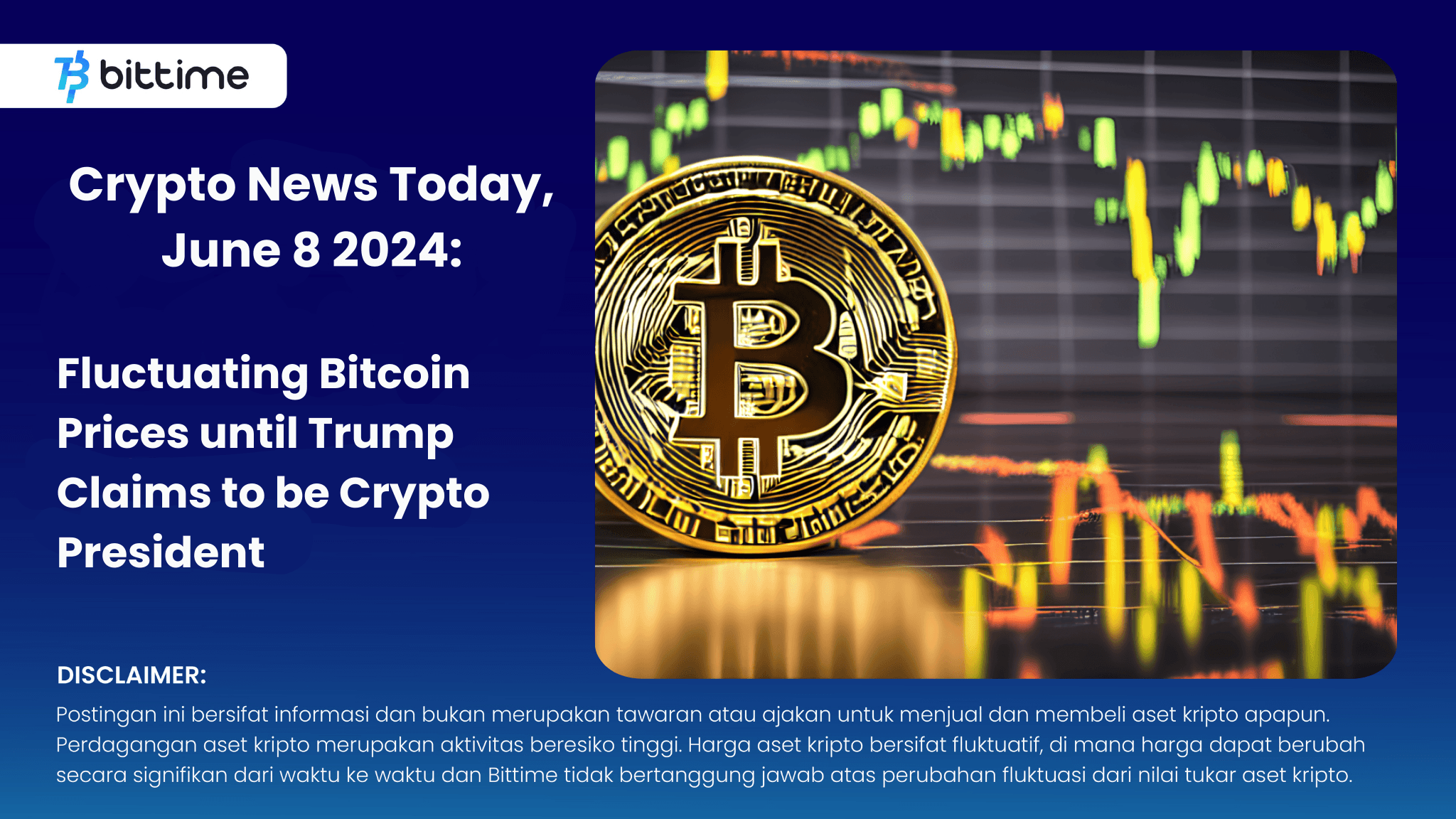 Crypto News Today, June 8 2024: Fluctuating Bitcoin Prices until Trump ...