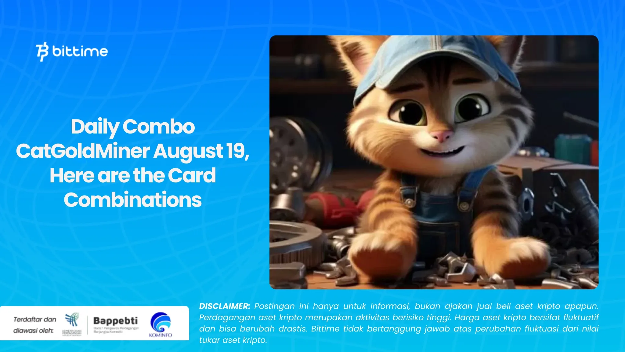 Daily Combo CatGoldMiner August 19, Here are the Card Combinations