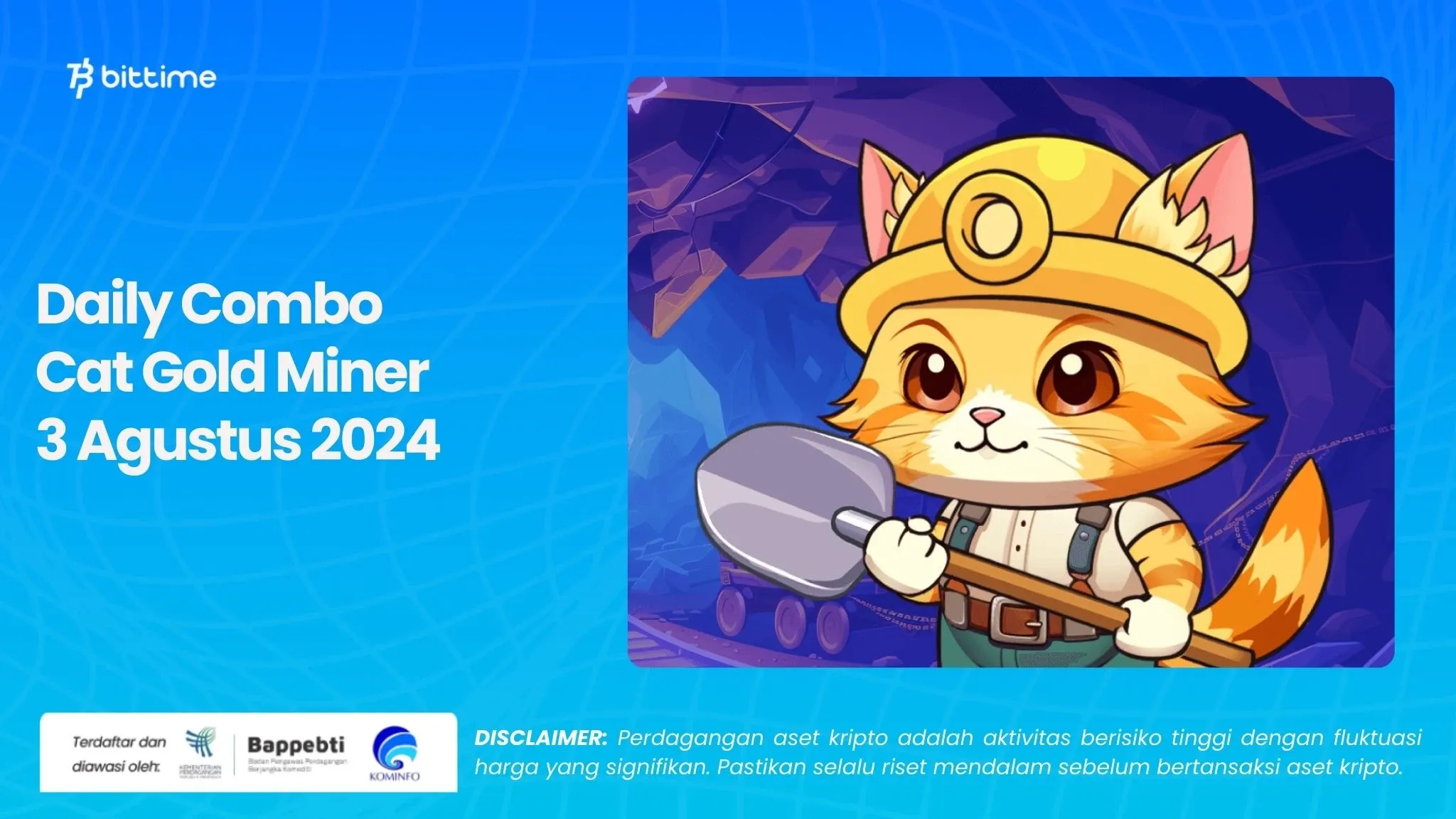 Daily Combo Cat Gold Miner 3 Agustus 2024