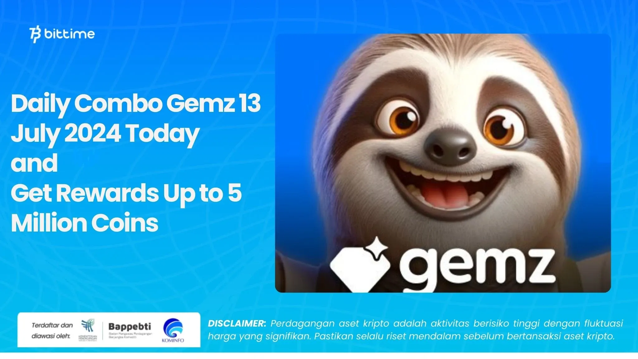 Daily Combo Gemz 13 July 2024 Today and Get Rewards Up to 5 Million Coins