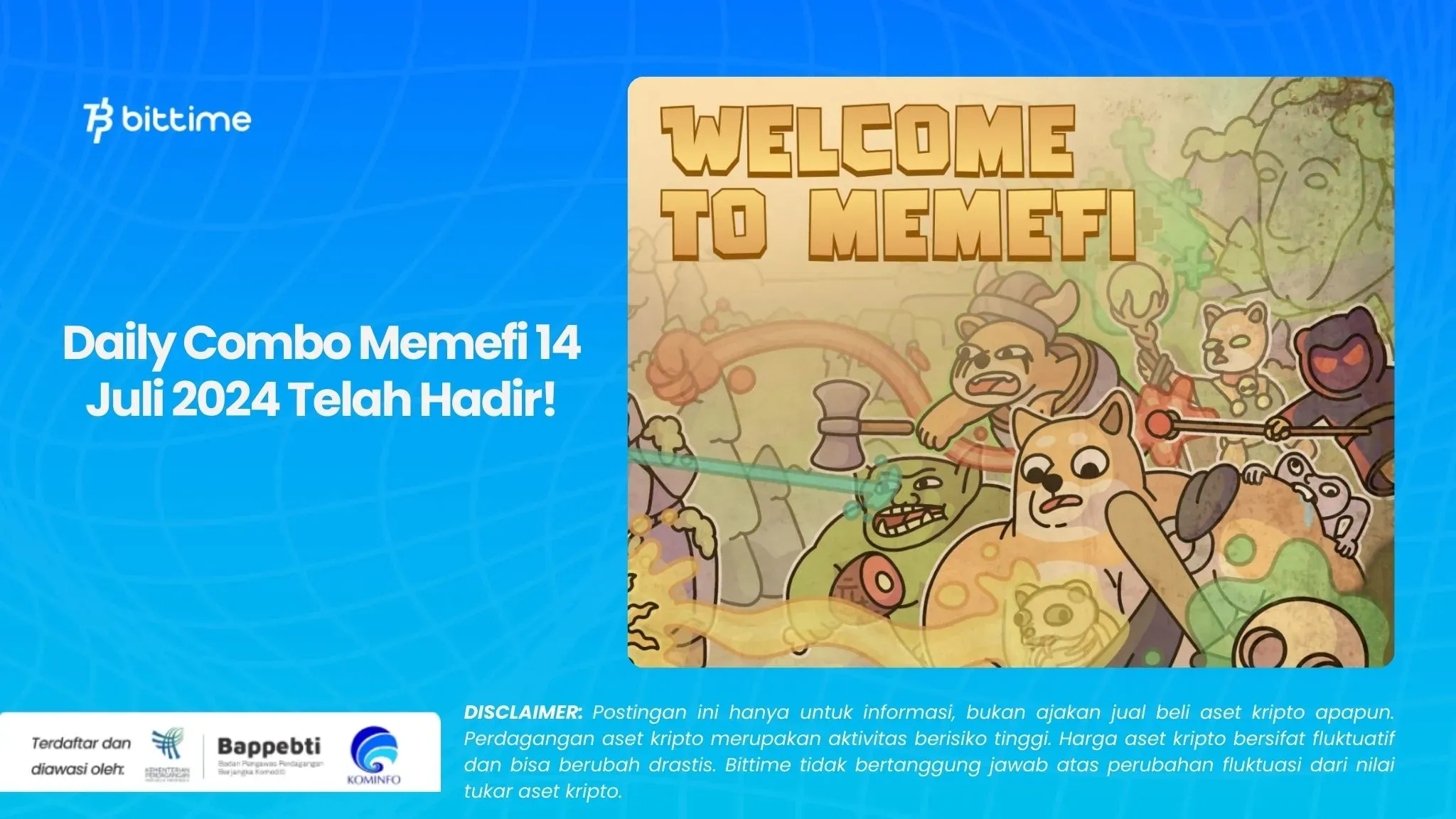 Daily Combo Memefi 14 Juli 2024 Telah Hadir!
