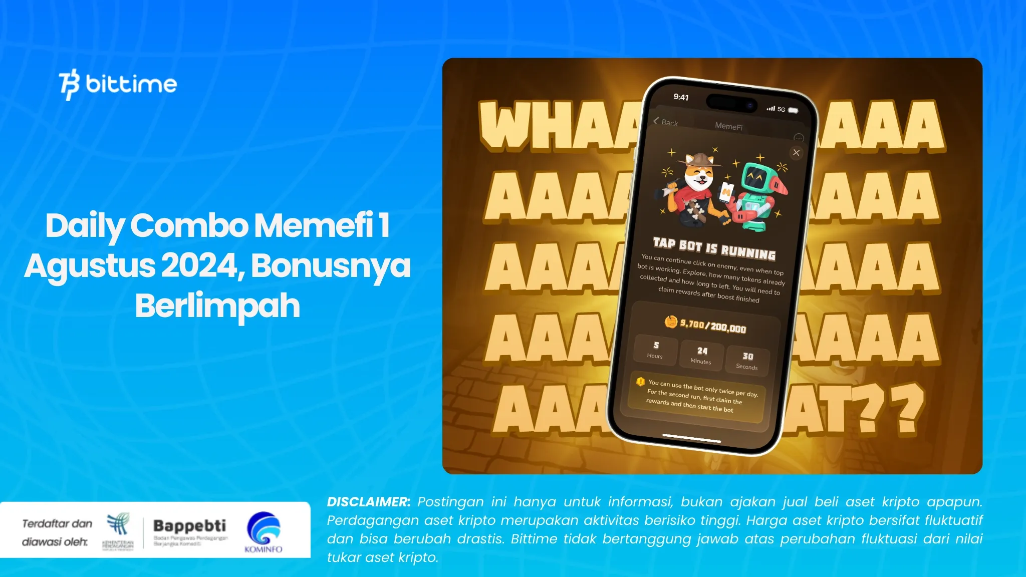 Daily Combo Memefi 1 Agustus 2024