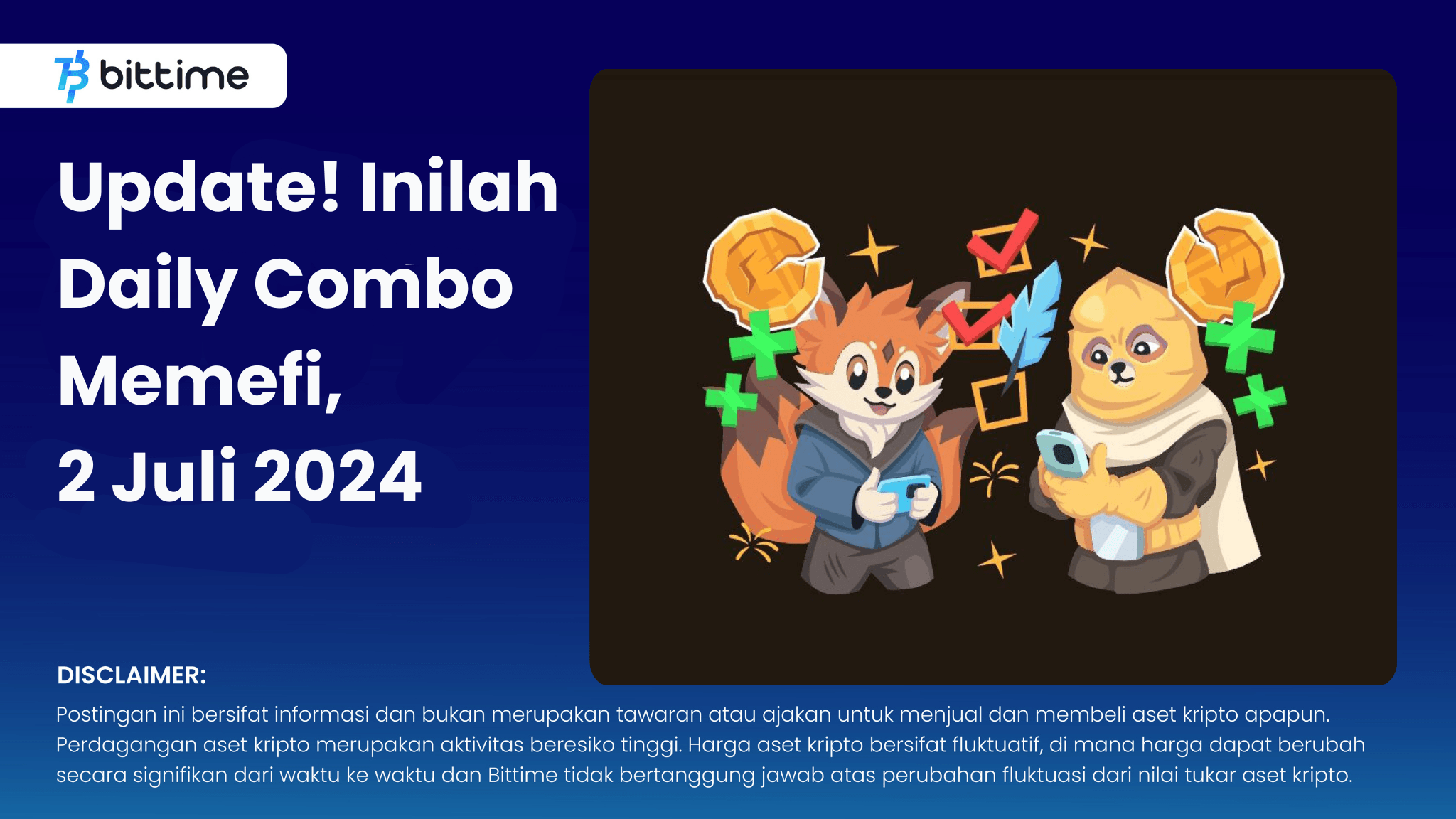 Update! Inilah Daily Combo Memefi, 2 Juli 2024