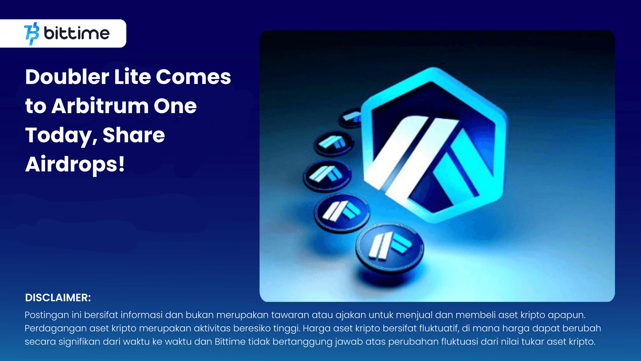 Doubler Lite Comes to Arbitrum One Today, Share Airdrops!