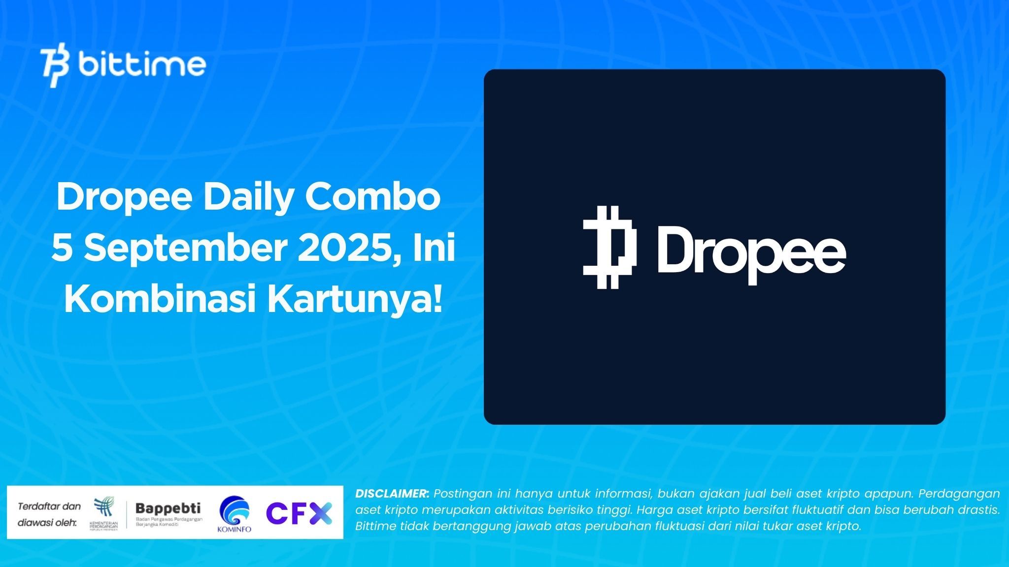 Dropee Daily Combo 5 September 2025