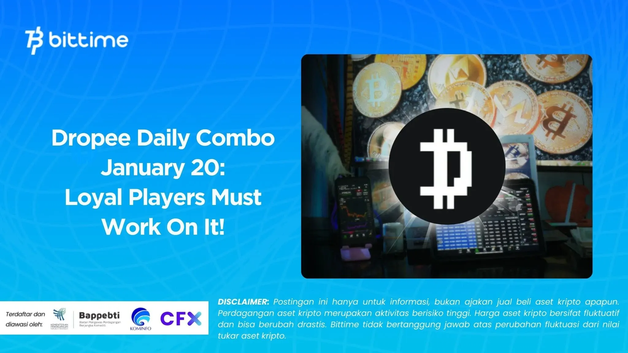 Dropee Daily Combo January 20: Loyal Players Must Work On It!