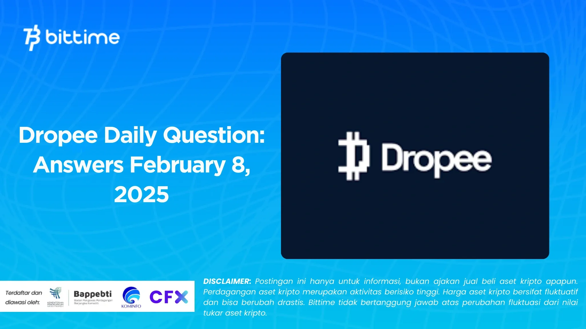 Dropee Daily Question: Answers February 8, 2025