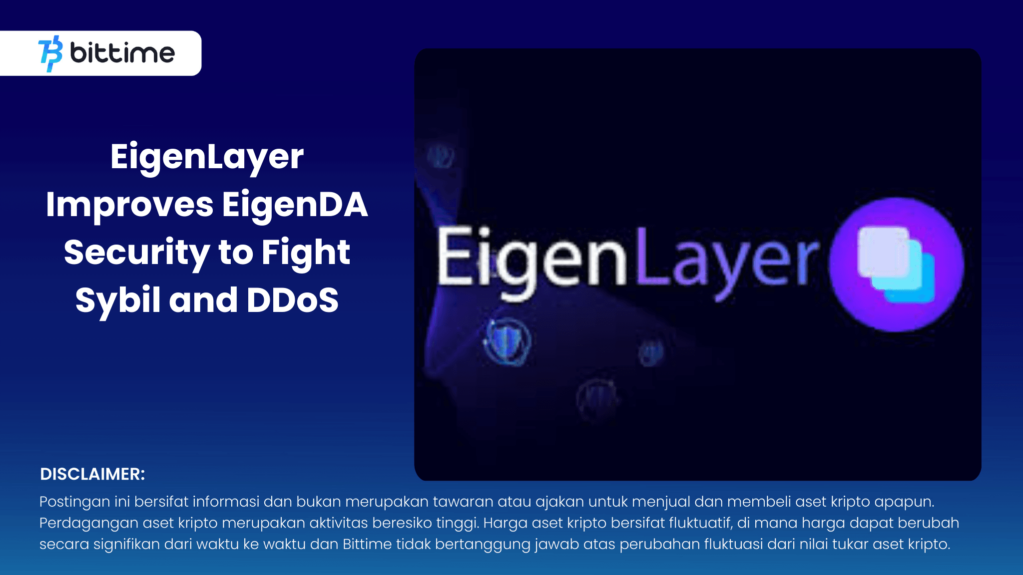 EigenLayer Improves EigenDA Security to Fight Sybil and DDoS