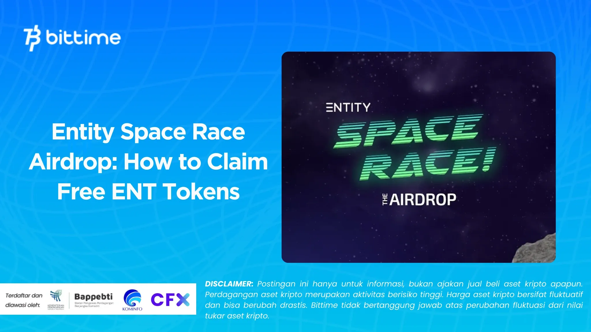 Entity Space Race Airdrop: How to Claim Free ENT Tokens