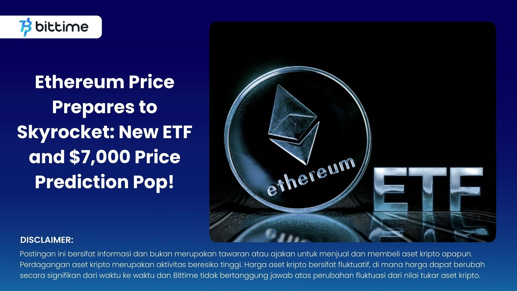 Ethereum Price Prepares to Skyrocket: New ETF and $7,000 Price Prediction Pop!