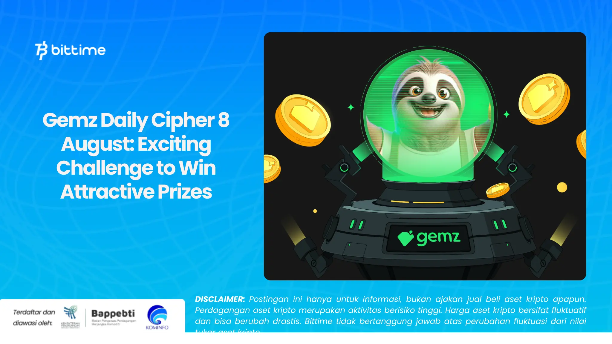 Gemz Daily Cipher 8 August: Exciting Challenge to Win Attractive Prizes