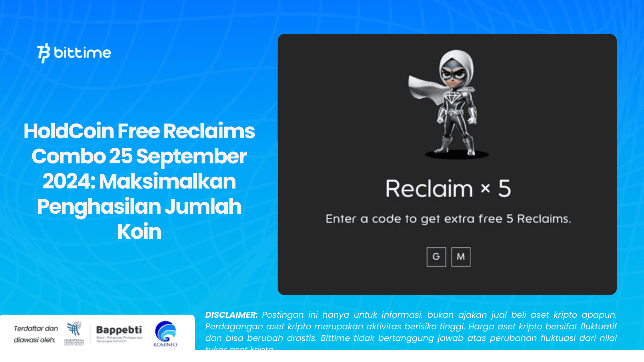 HoldCoin Free Reclaims Combo 25 September 2024: Maksimalkan Penghasilan ...