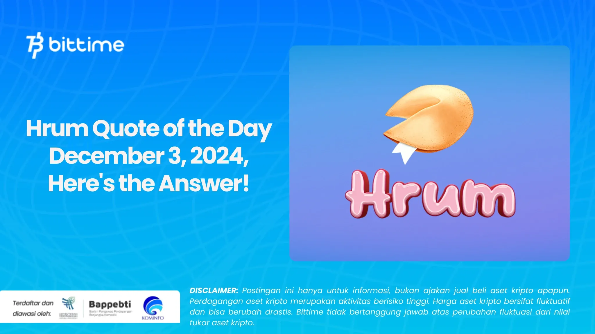 Hrum Quote of the Day December 3, 2024