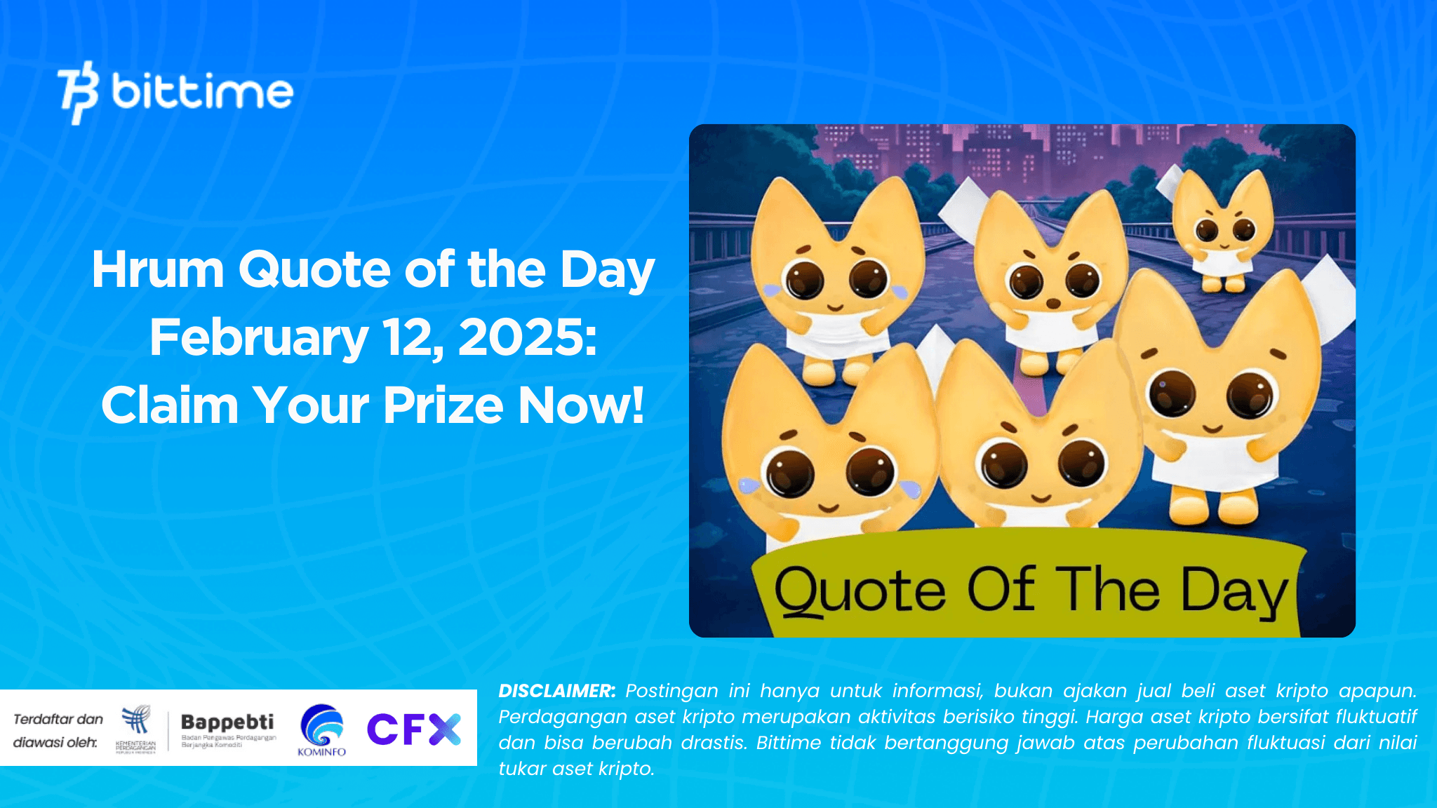 Hrum Quote of the Day February 12, 2025: Claim Your Prize Now!