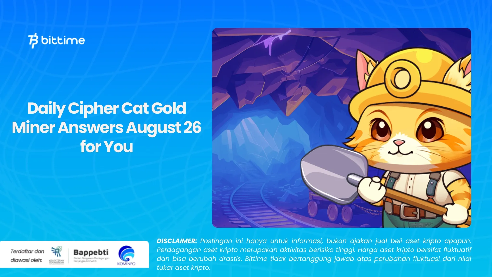 Daily Cipher Cat Gold Miner Answers August 26 for You