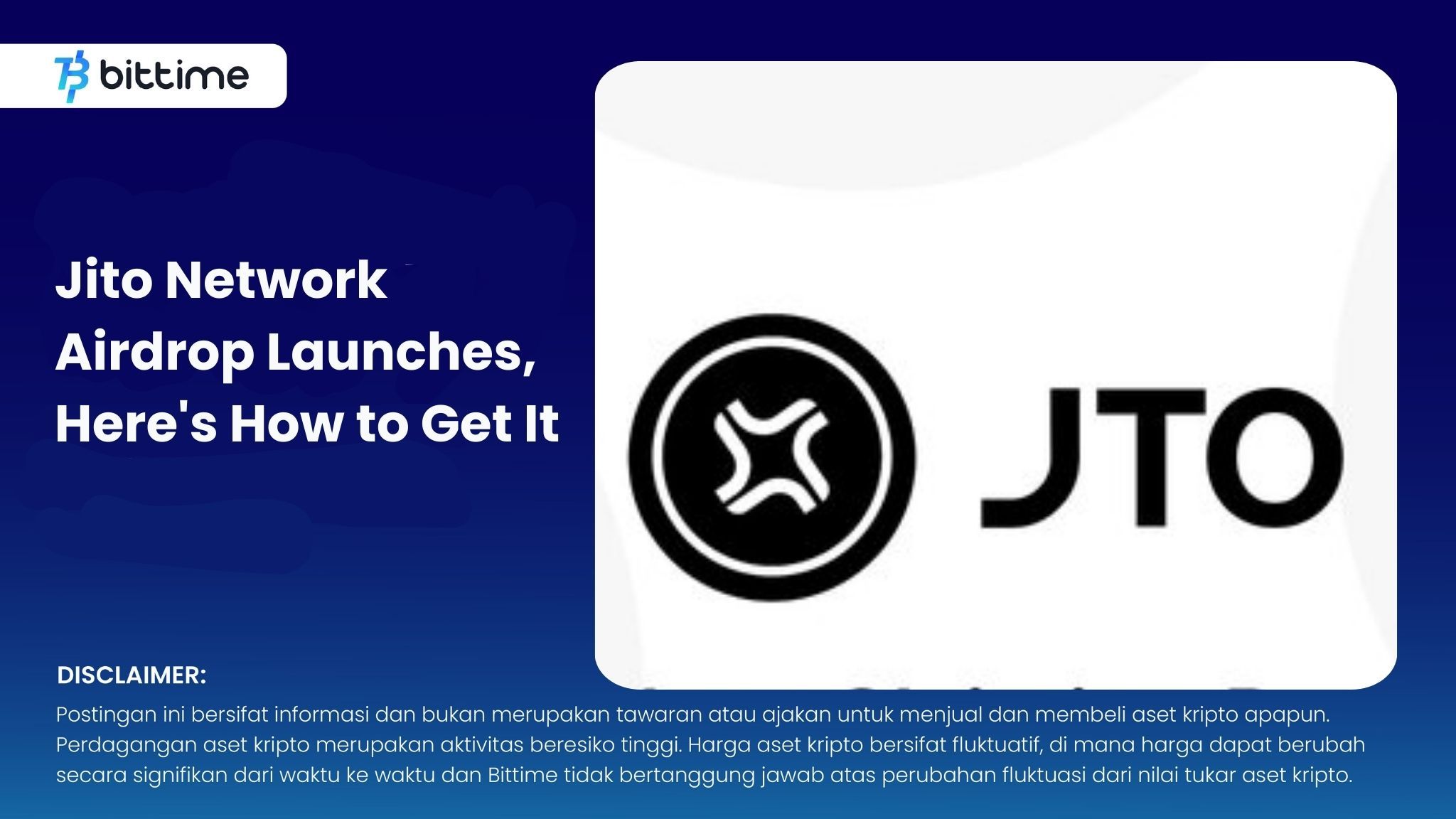 Jito Network Airdrop Launches, Here's How to Get It