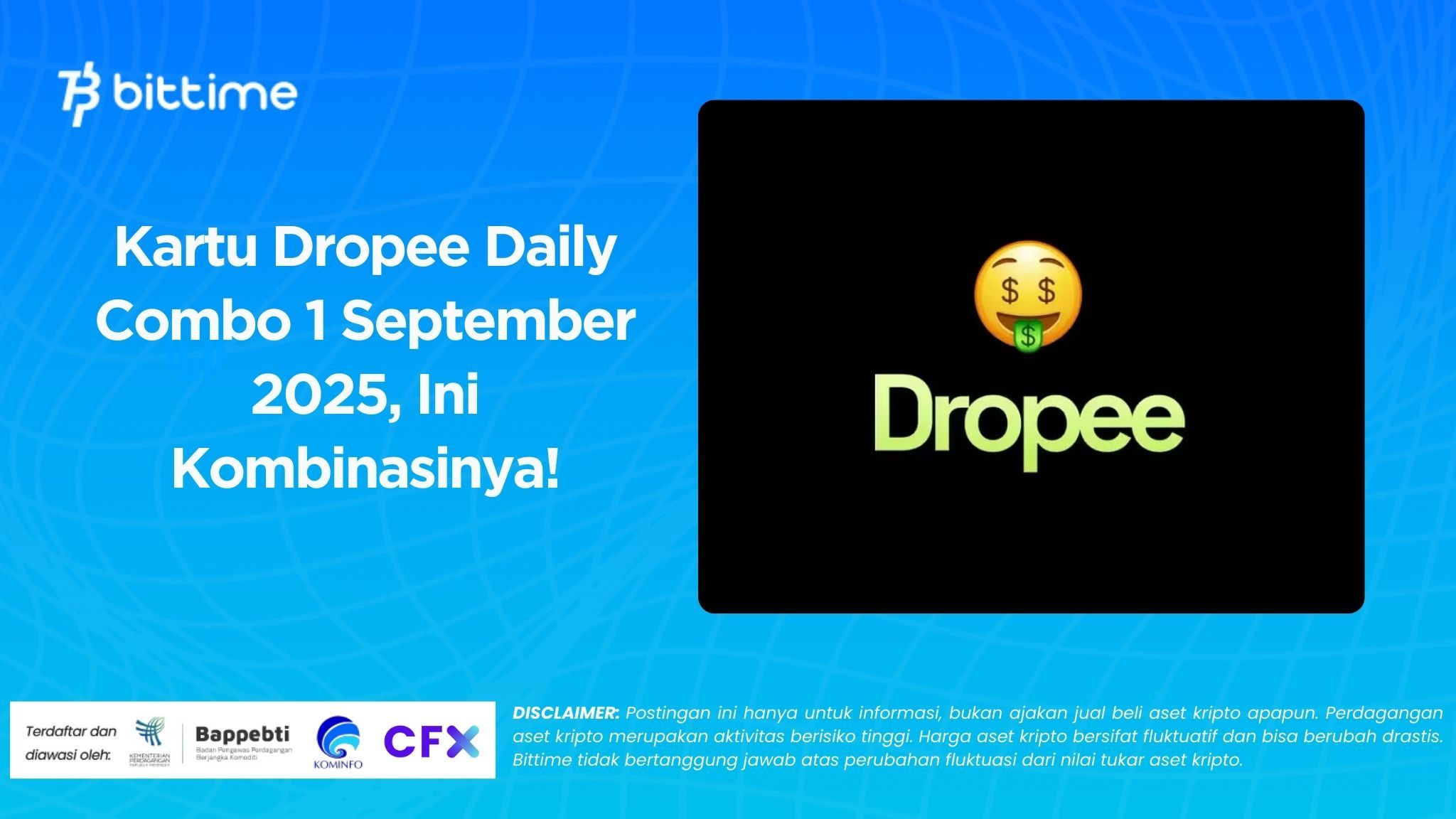Dropee Daily Combo 1 September 2025