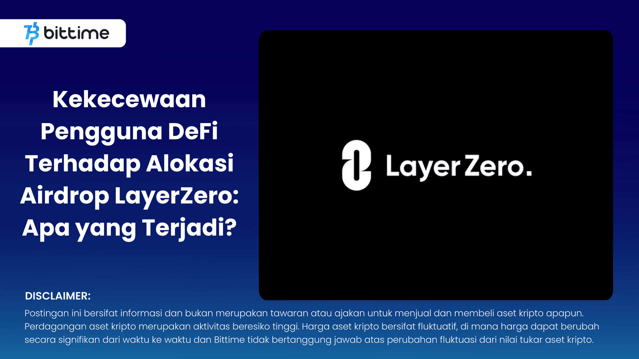 Kekecewaan Pengguna DeFi Terhadap Alokasi Airdrop LayerZero: Apa yang Terjadi?
