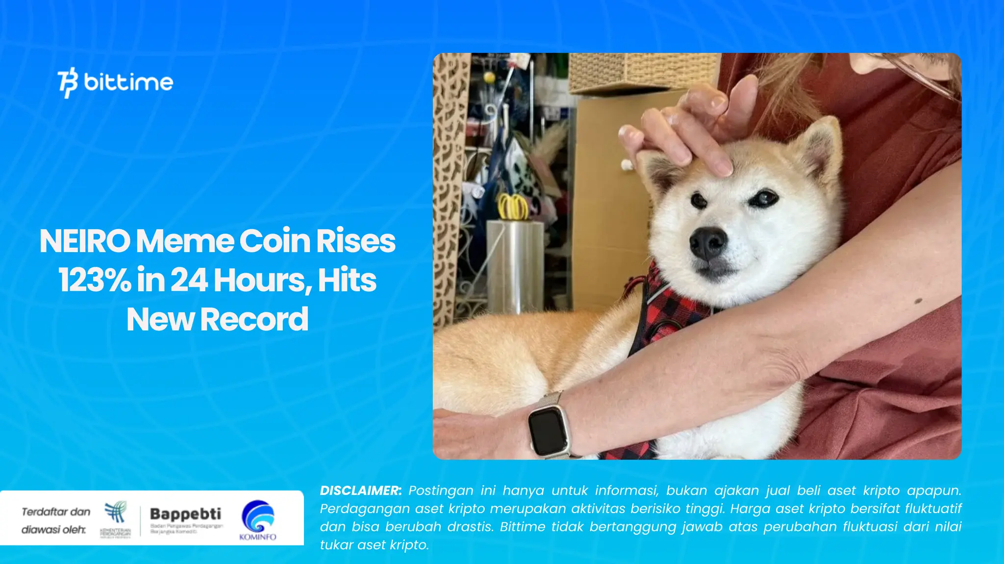 NEIRO Meme Coin Rises 123% in 24 Hours, Hits New Record