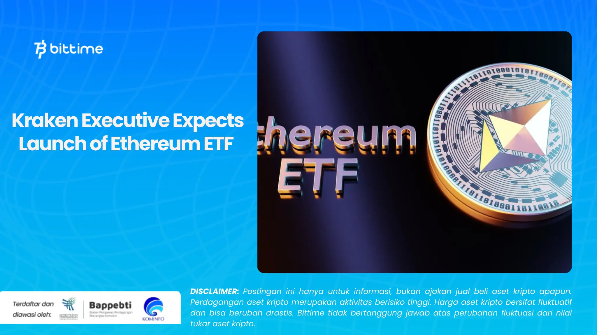 Kraken Executive Expects Launch of Ethereum ETF