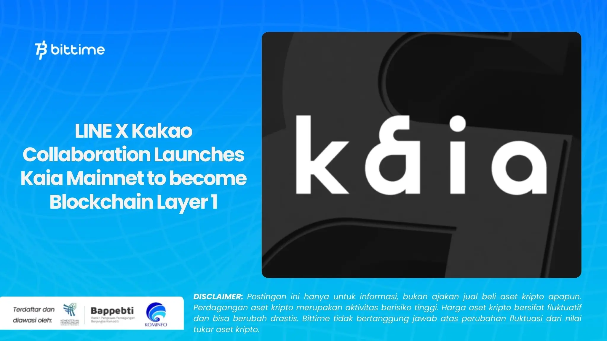 LINE X Kakao Collaboration Launches Kaia Mainnet to become Blockchain Layer 1