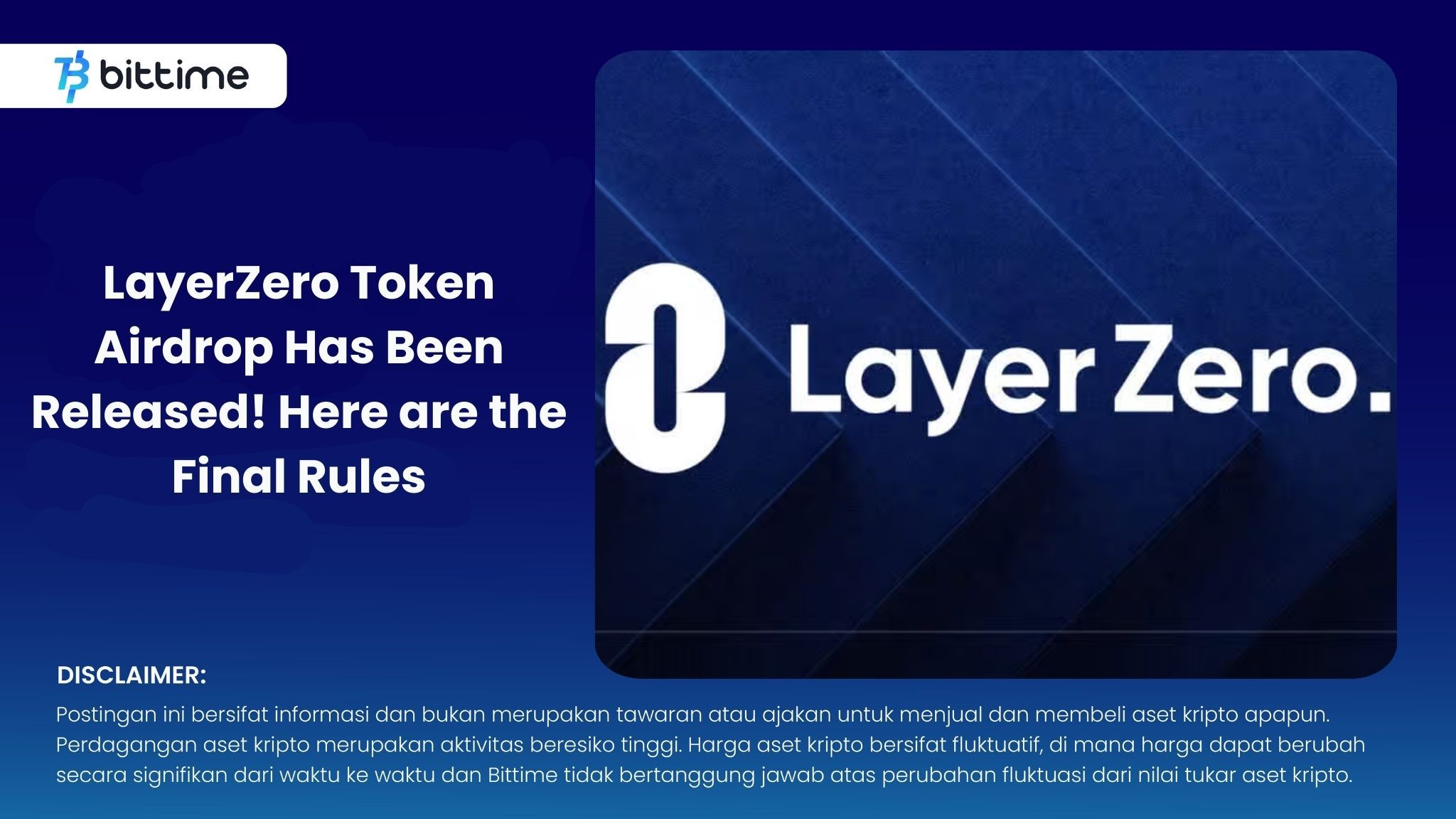 LayerZero Token Airdrop Has Been Released! Here are the Final Rules