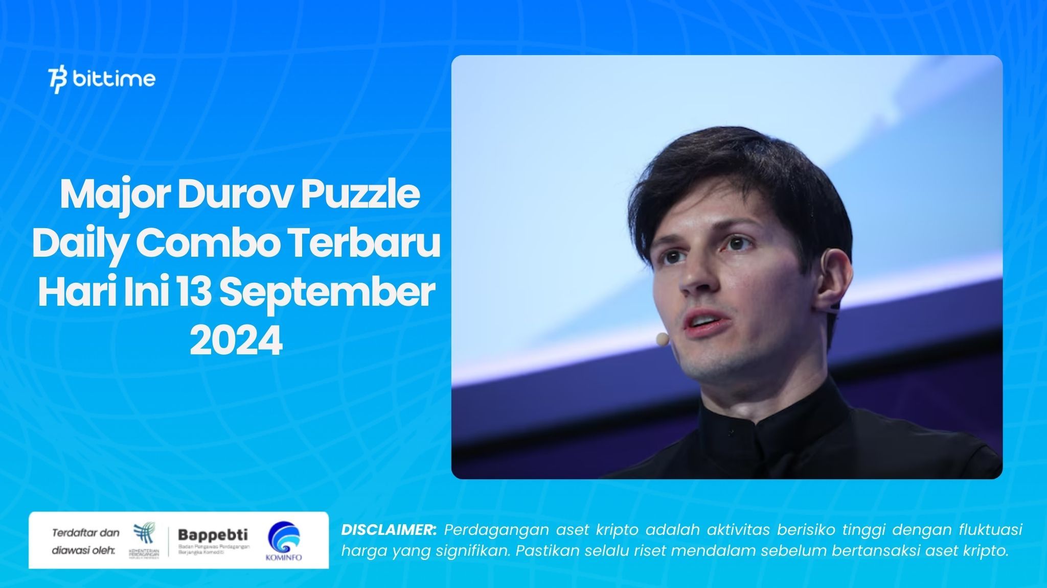 Major Durov Puzzle Daily Combo Terbaru Hari Ini 13 September 2024