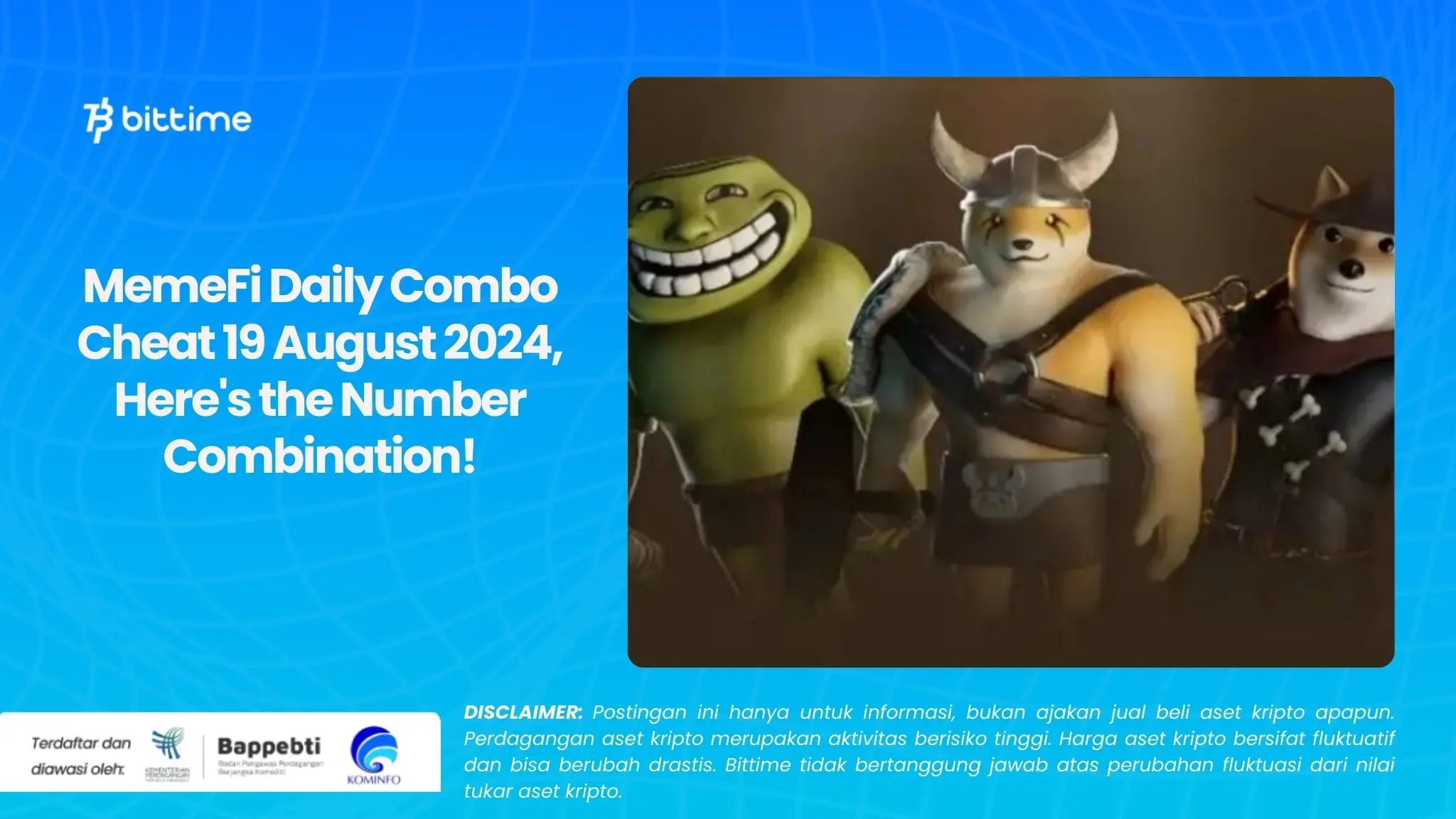 MemeFi Daily Combo Cheat 19 August 2024, Here's the Number Combination!