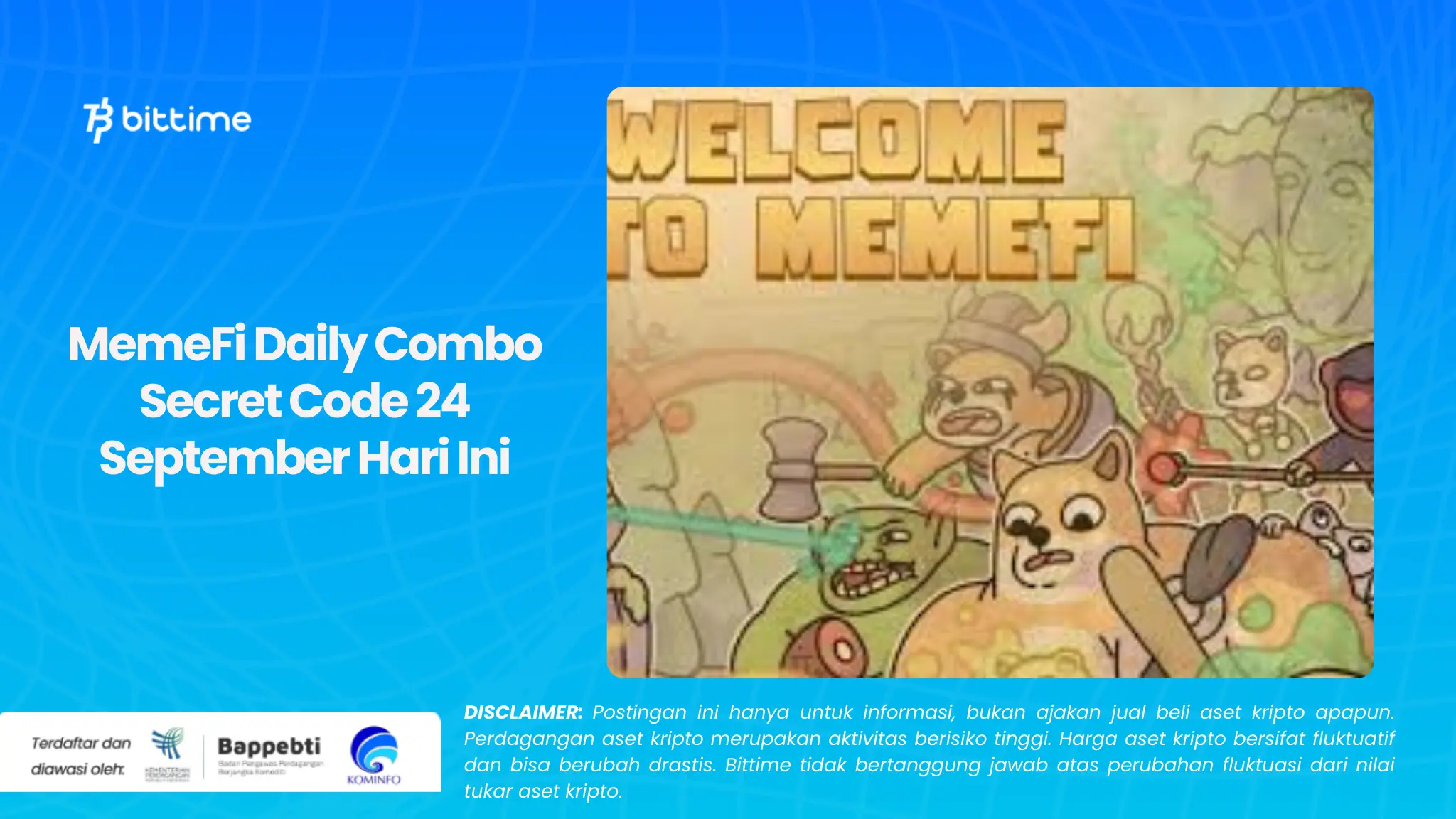 MemeFi Daily Combo Secret Code 24 September Hari Ini