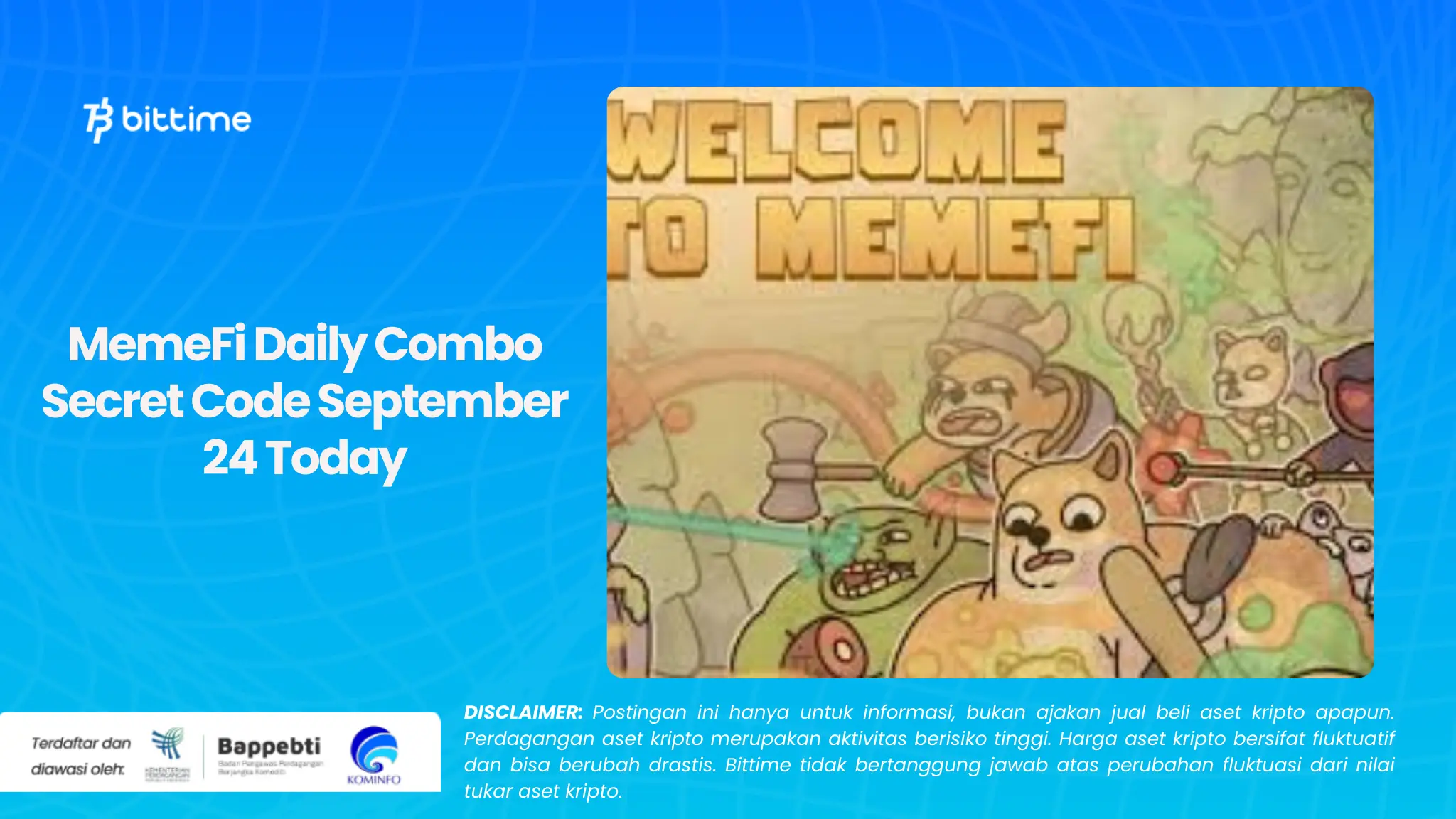 MemeFi Daily Combo Secret Code 24 September Today