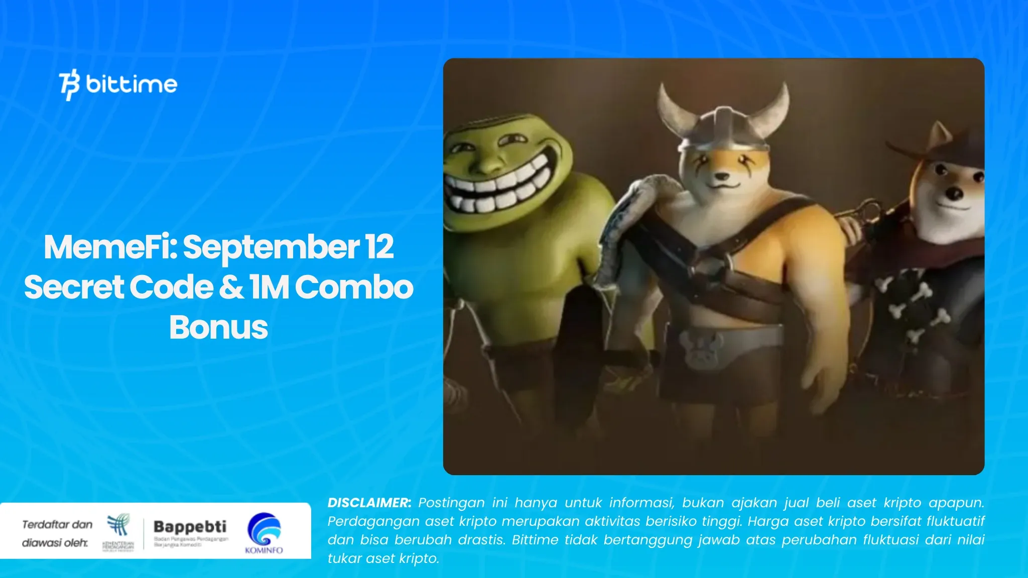 MemeFi: September 12 Secret Code & 1M Combo Bonus